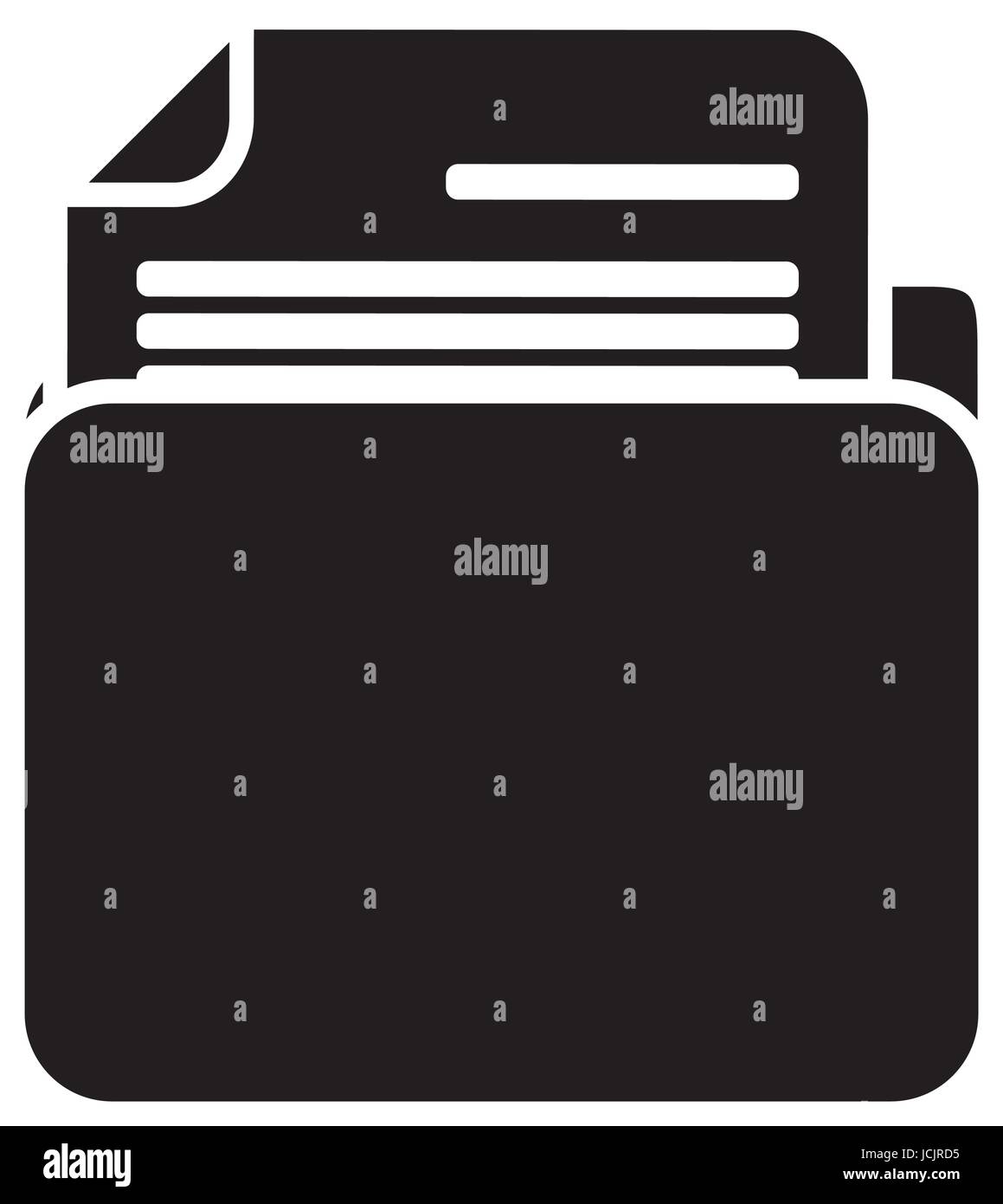 document folder icon Stock Vector Image & Art - Alamy