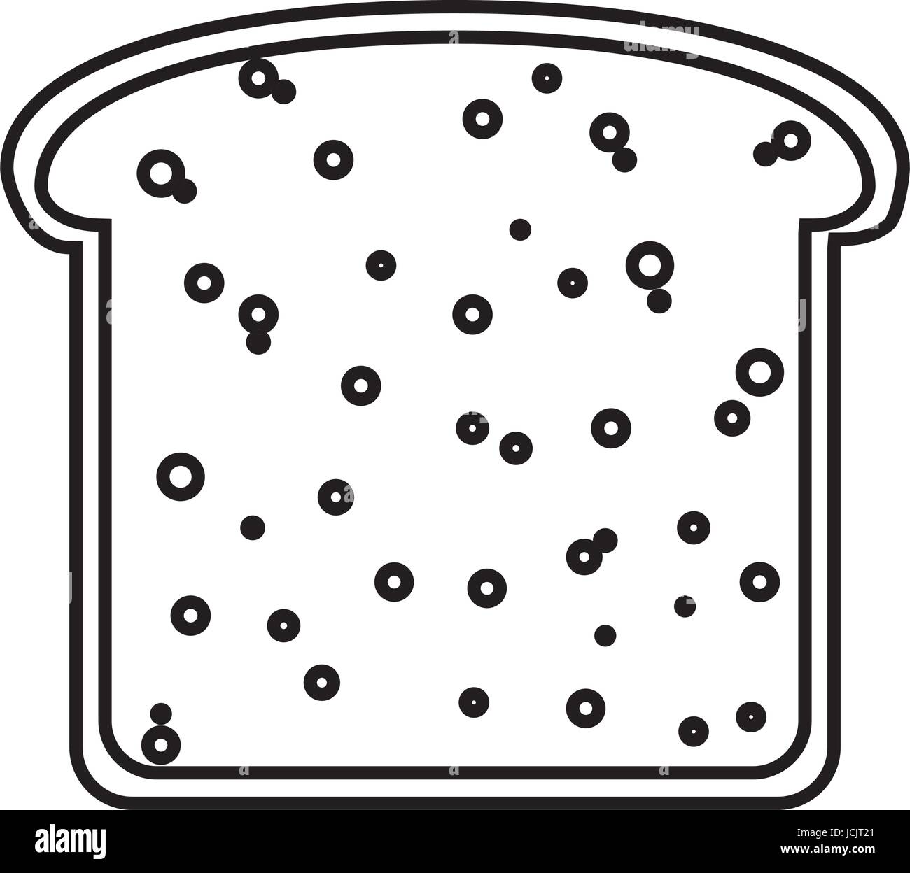 bread slice icon Stock Vector Image & Art - Alamy