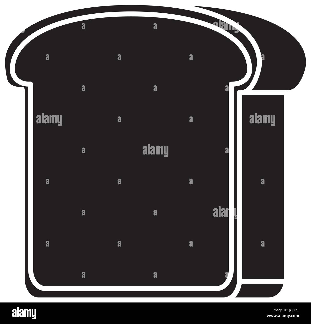 bread slice icon Stock Vector Image & Art - Alamy