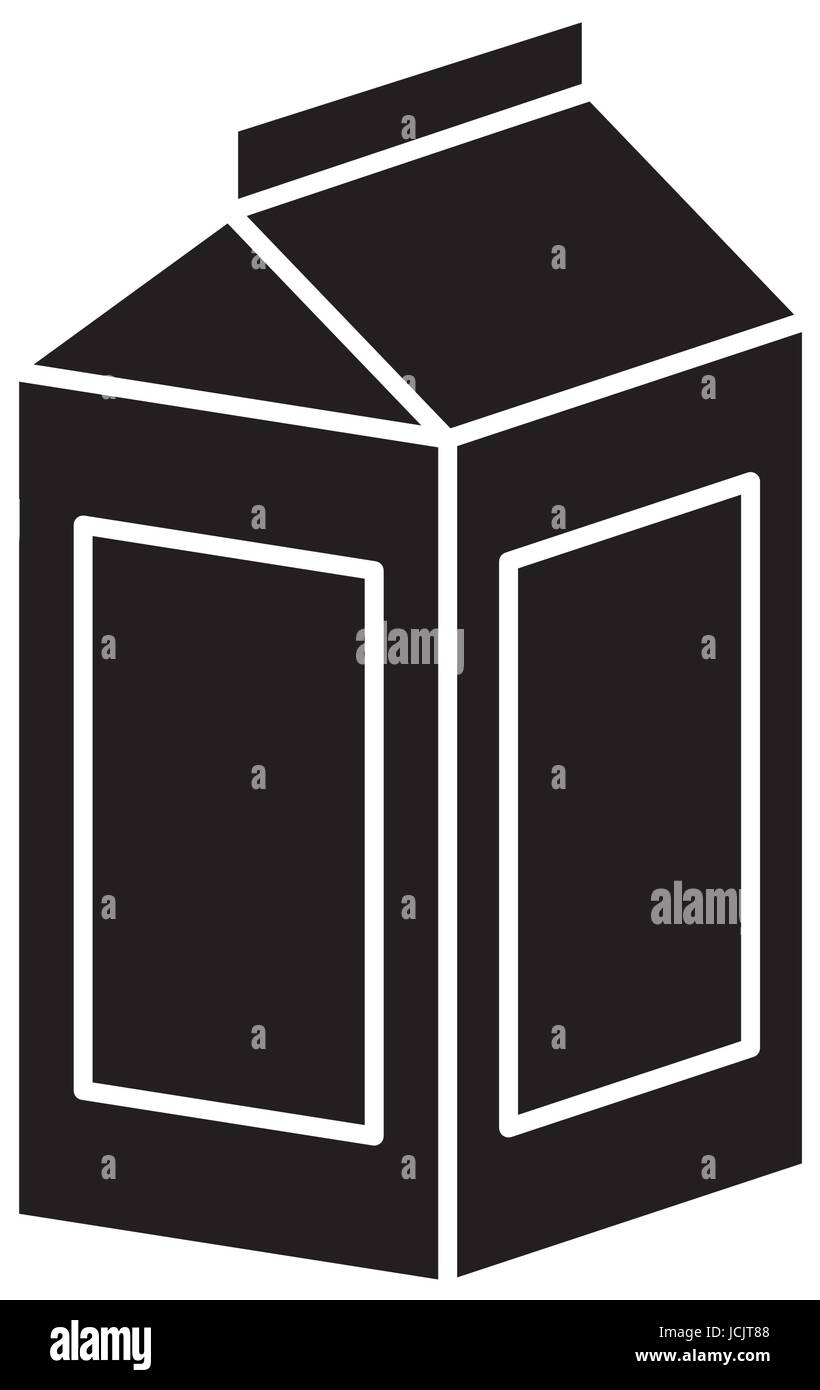 milk box icon Stock Vector Image & Art - Alamy