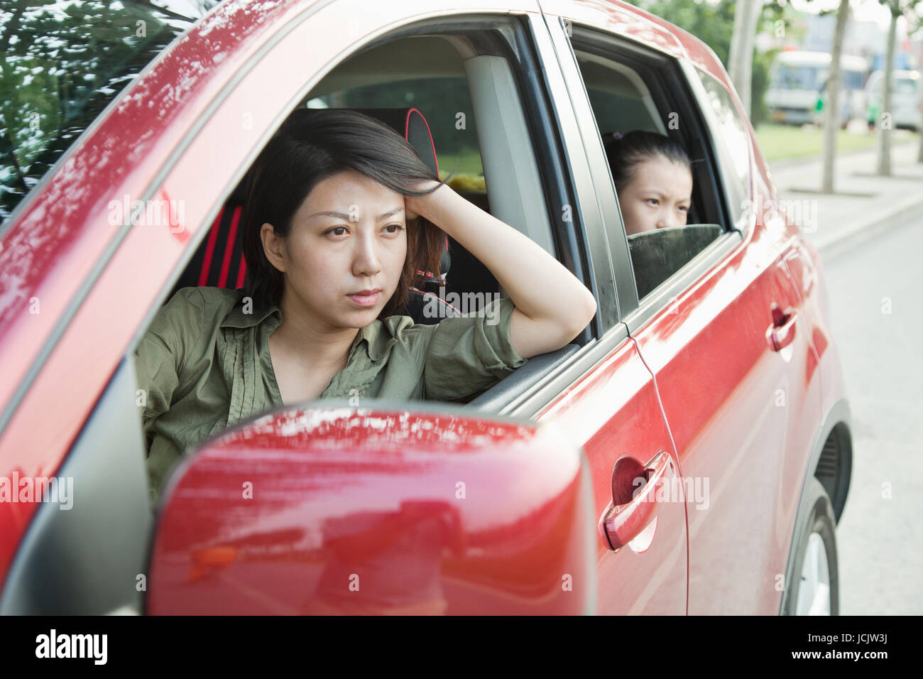 motor vehicle frustration Stock Photo - Alamy