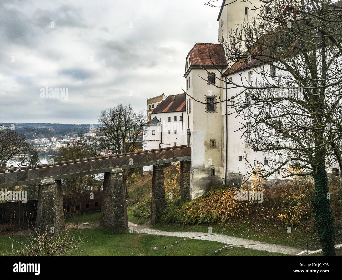 Veste Oberhaus is an old fortress in Passau, which is a town in Lower ...