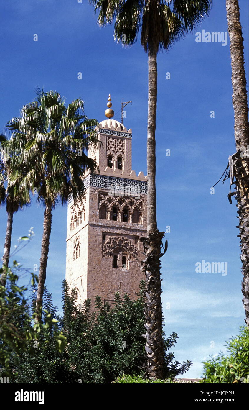 Koutoubia mosque in marrakesch hi-res stock photography and images - Alamy