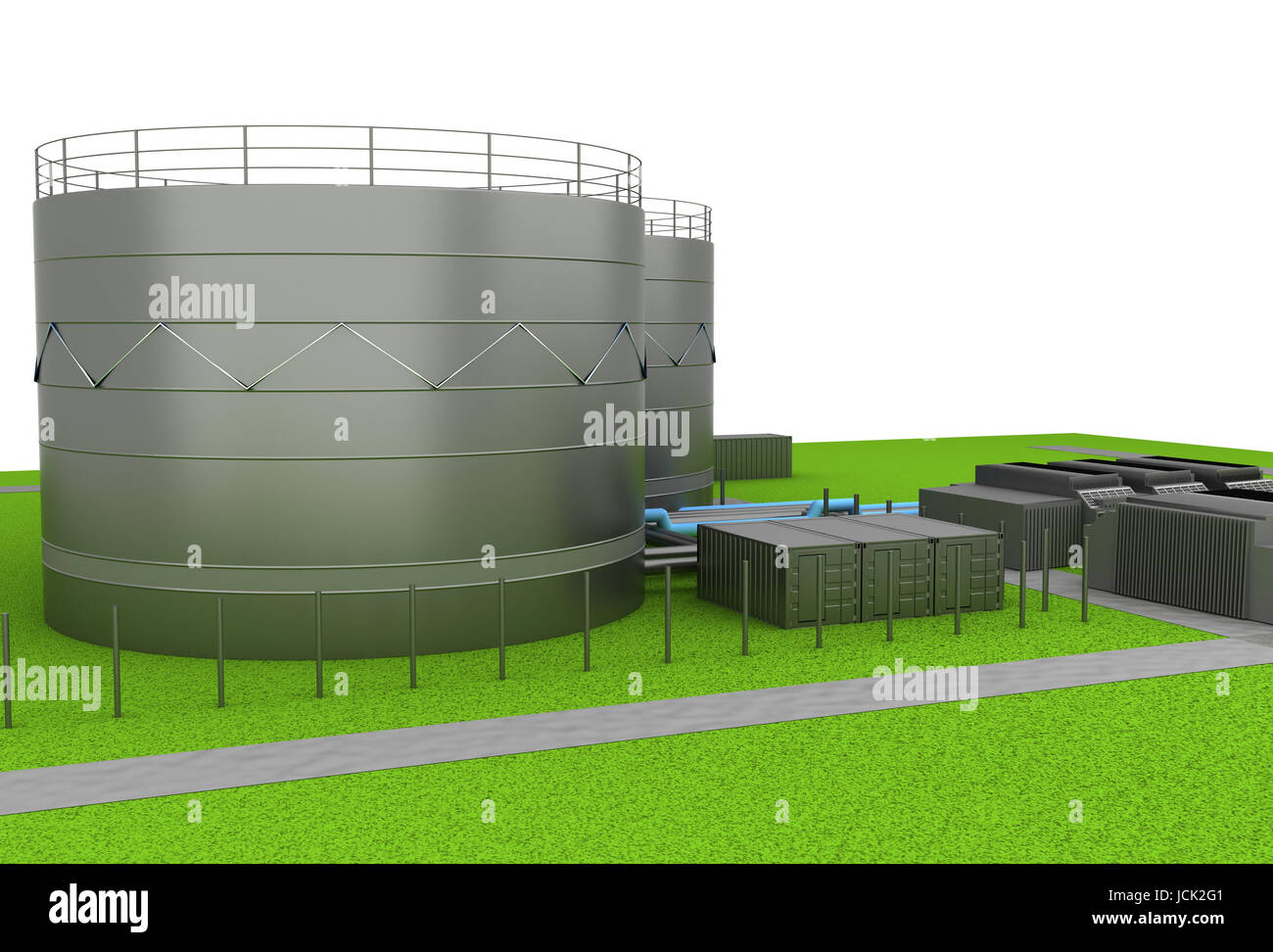 Illustration steel oil tanks hi-res stock photography and images - Alamy
