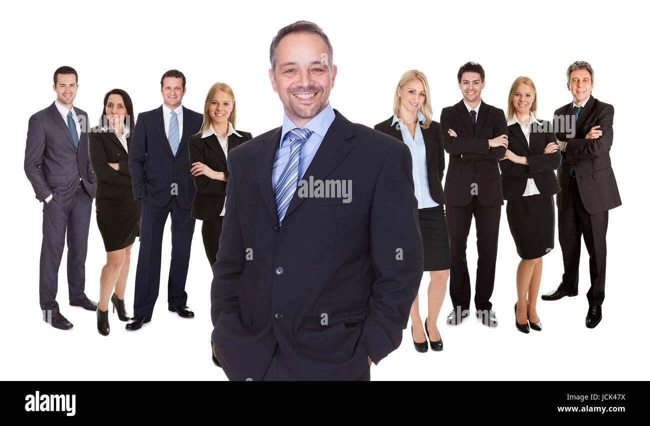 Manager staff standing office lineup hi-res stock photography and ...