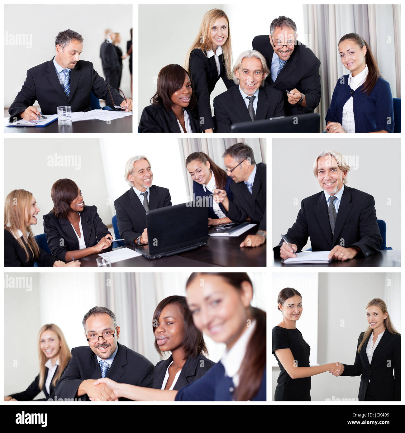 Set of various business images in the office Stock Photo - Alamy