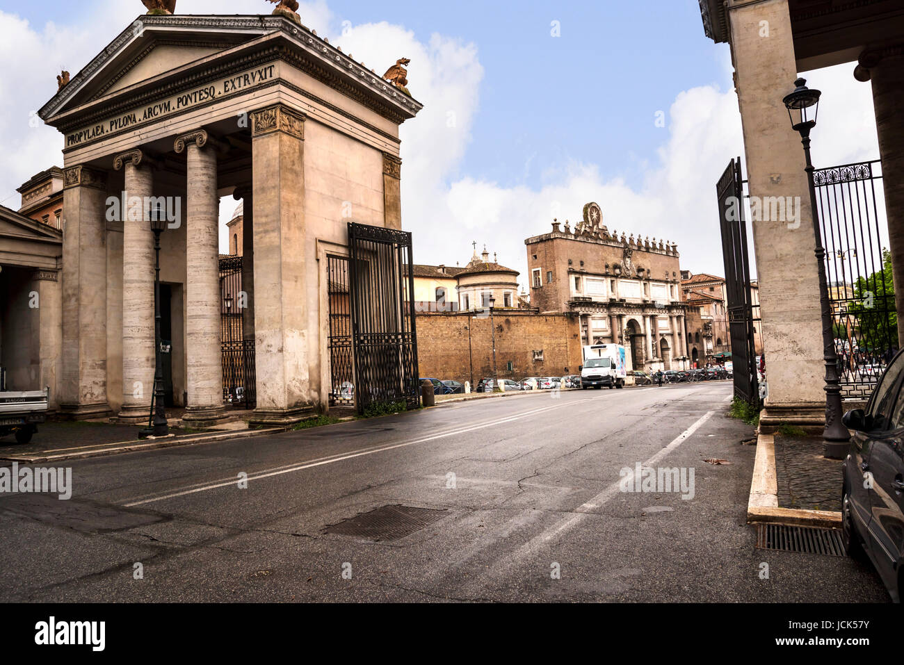 The Villa Borghese in Rome Italy holds the Borghese Collection , a ...