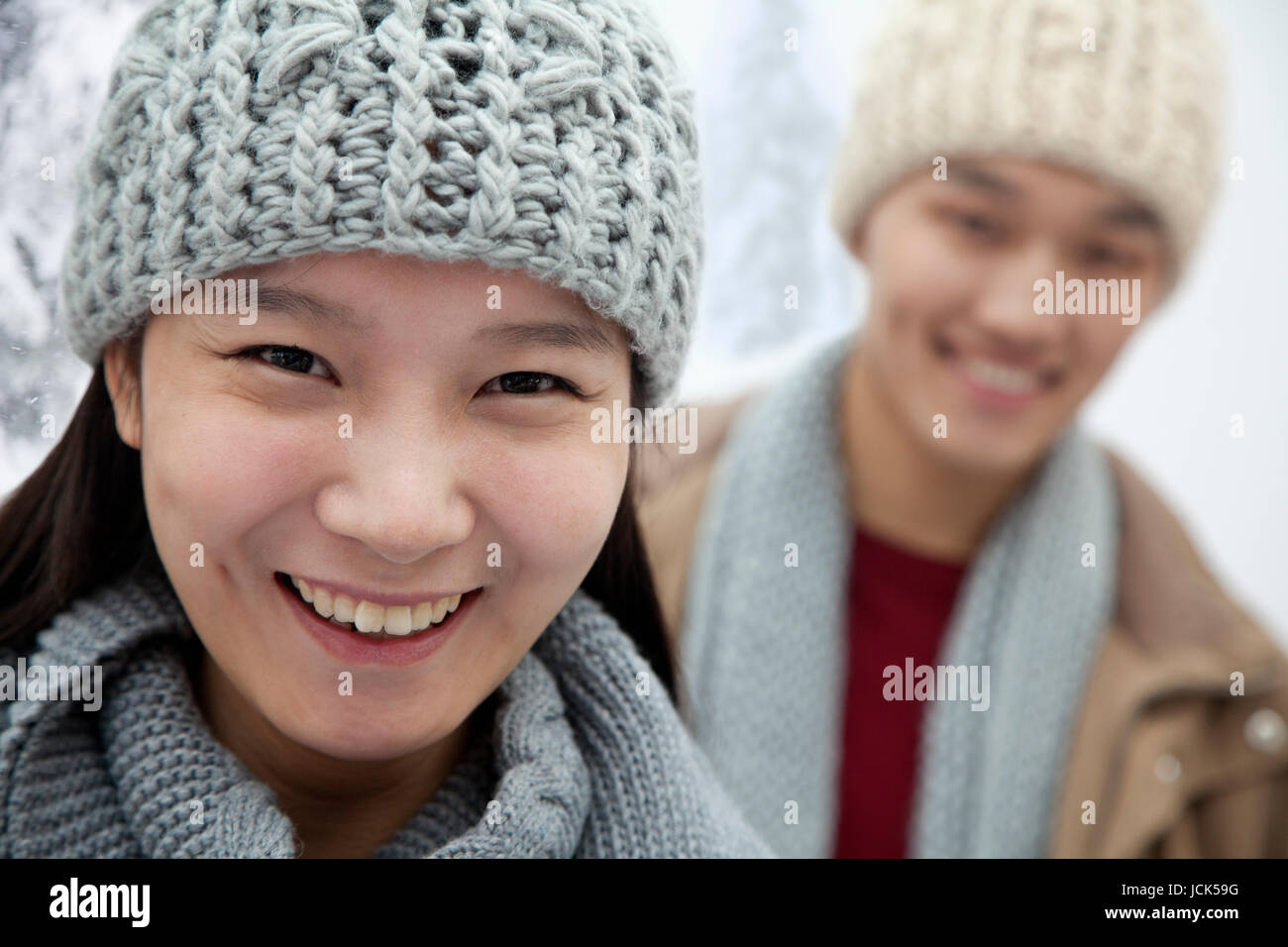 Composite image cheerful couple in hi-res stock photography and images ...