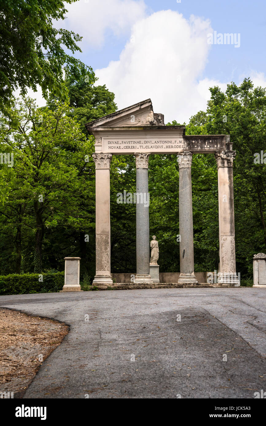 The Villa Borghese in Rome Italy holds the Borghese Collection , a ...