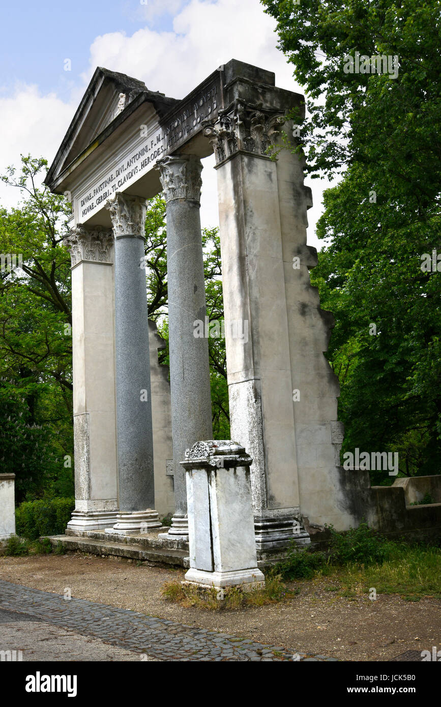 The Villa Borghese in Rome Italy holds the Borghese Collection , a ...