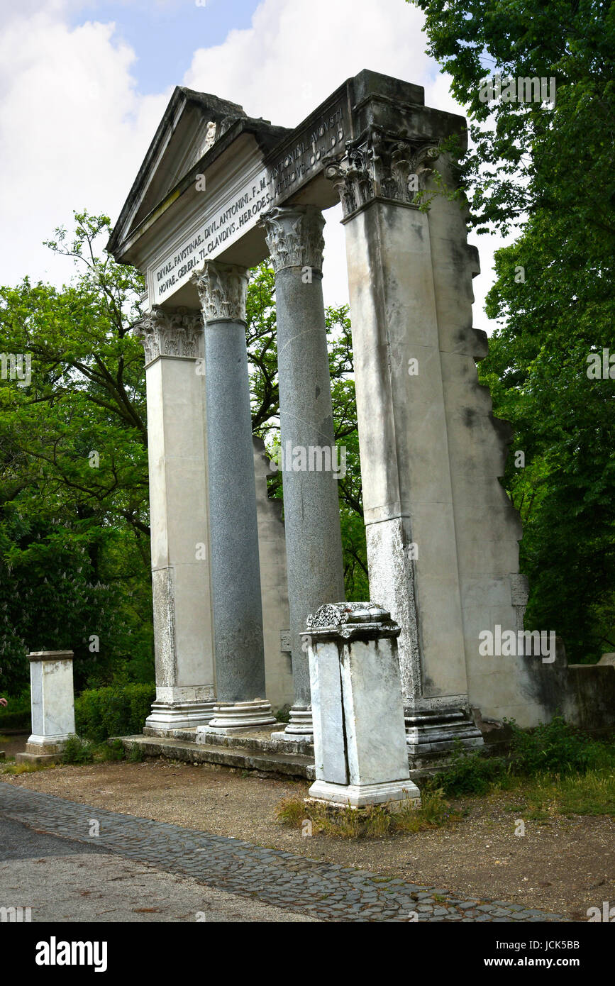 The Villa Borghese in Rome Italy holds the Borghese Collection , a ...
