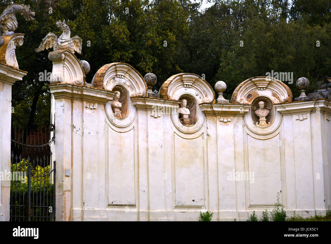 The Villa Borghese in Rome Italy holds the Borghese Collection , a ...