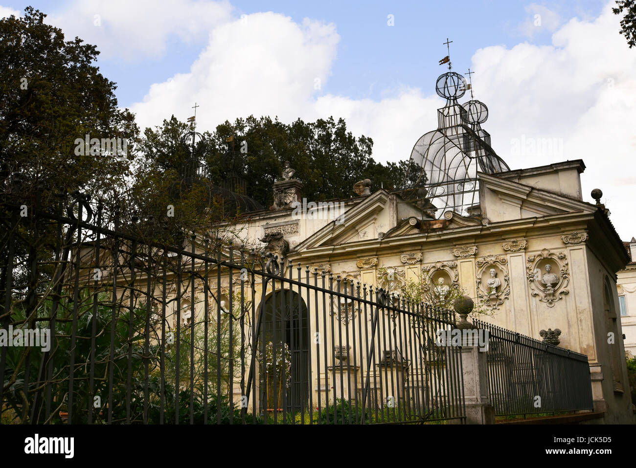 The Villa Borghese in Rome Italy holds the Borghese Collection , a ...