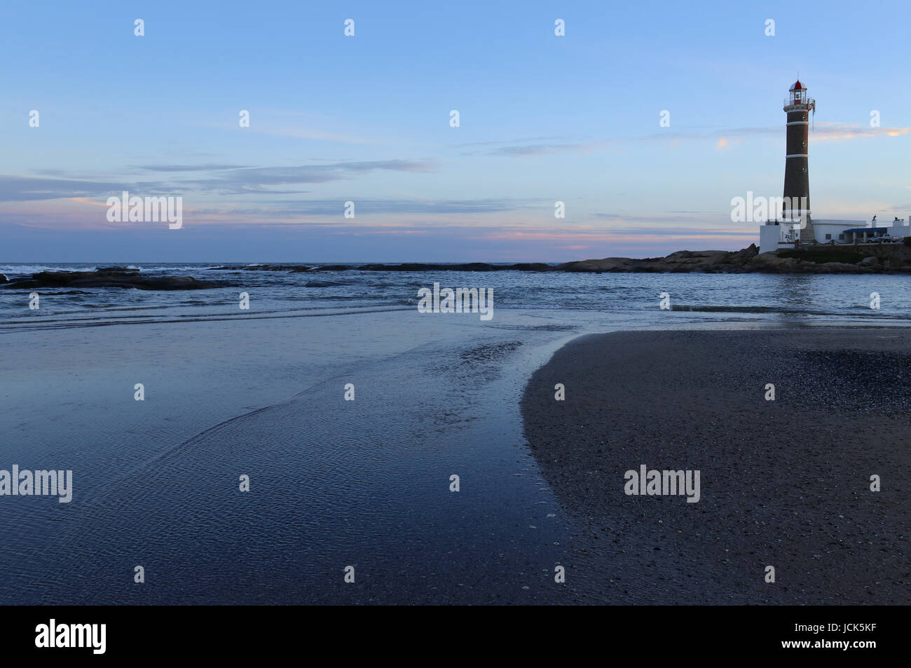 Lighthouse in Jose Ignacio near Punta del Este, Atlantic Coast, Uruguay ...