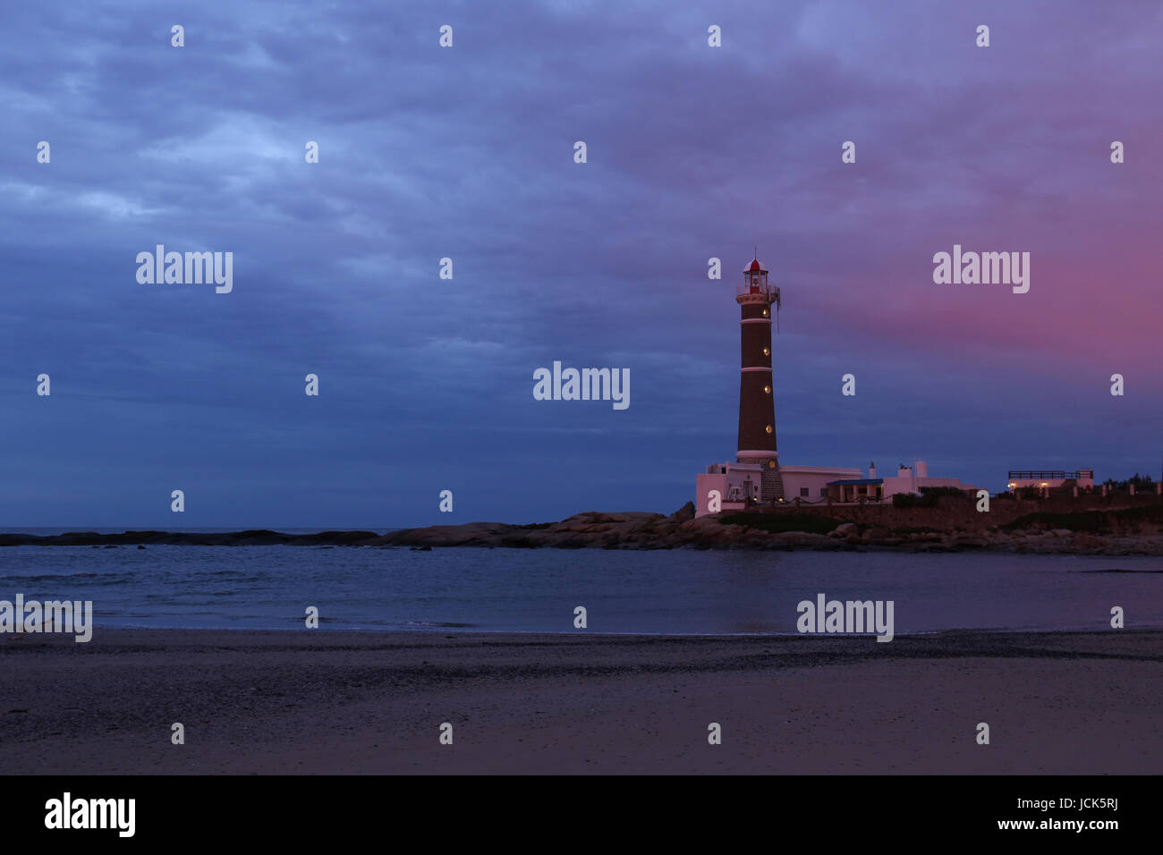 Lighthouse in Jose Ignacio near Punta del Este, Atlantic Coast, Uruguay ...
