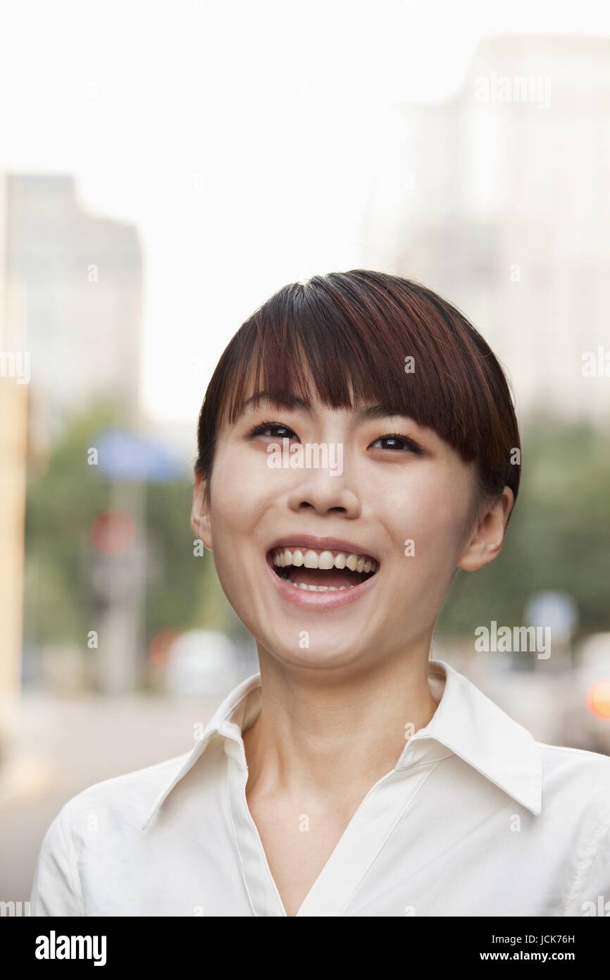 smiles city life Stock Photo - Alamy