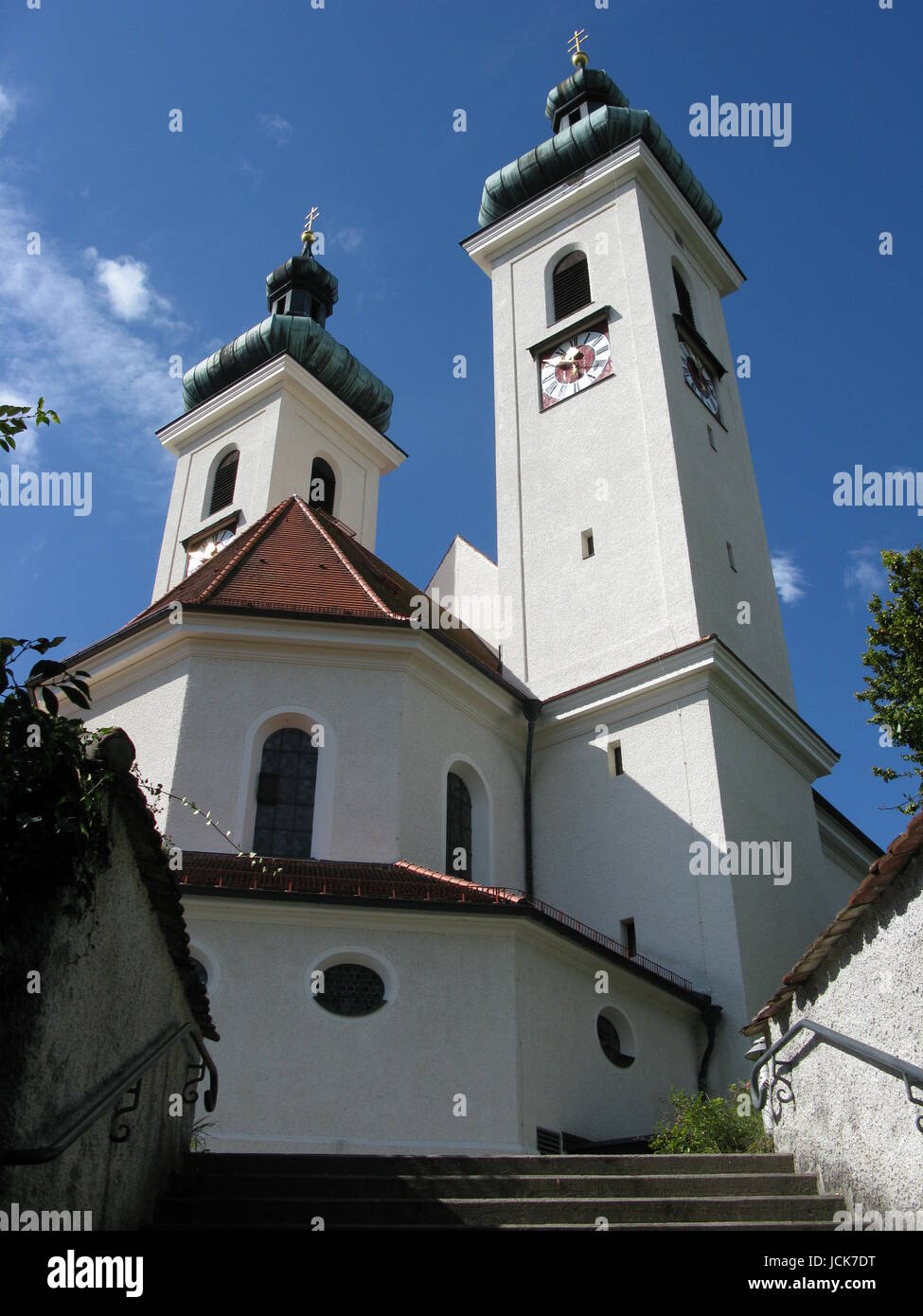 Kirche in Tutzing am Starnberger See Stock Photo - Alamy
