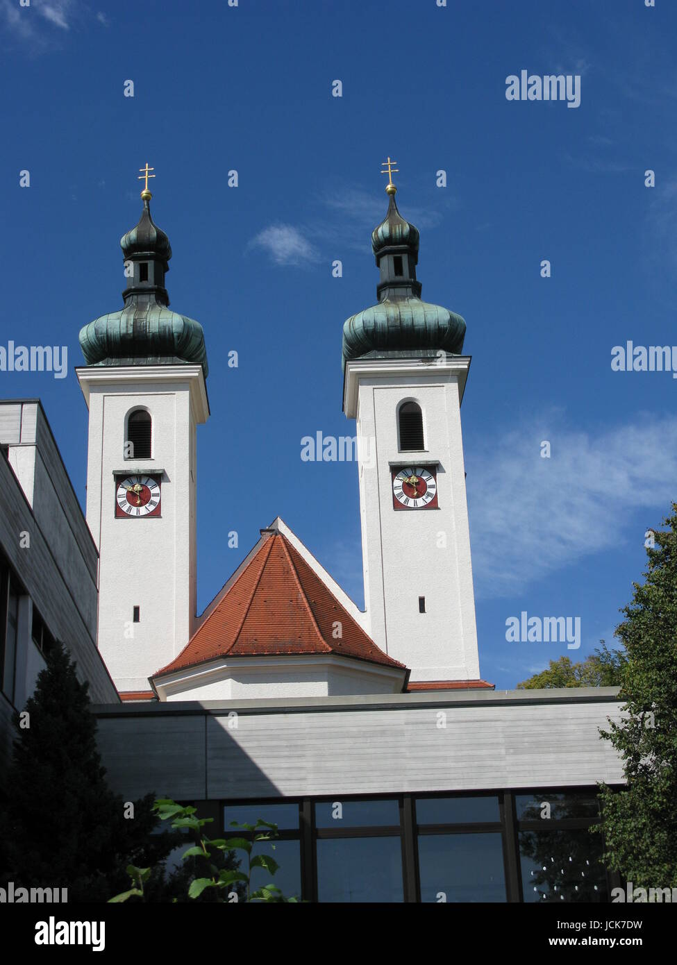 Kirche in Tutzing am Starnberger See Stock Photo - Alamy
