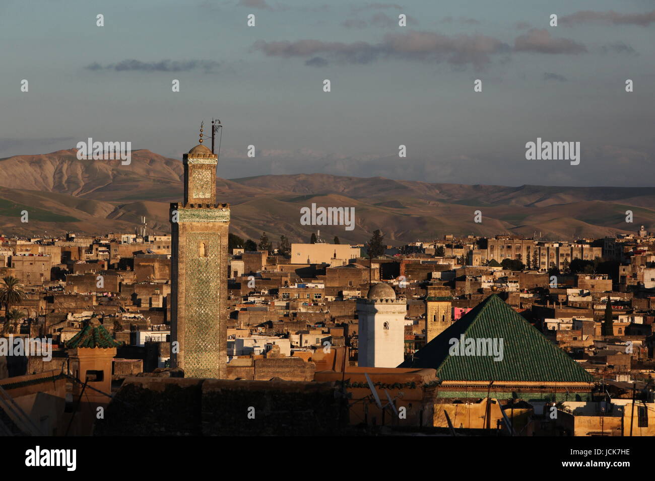 The Medina of old City in the historical Town of Fes in Morocco in ...