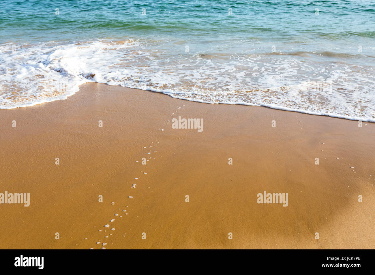 Beautiful clear mediterranean water lapping on the shore Stock Photo ...