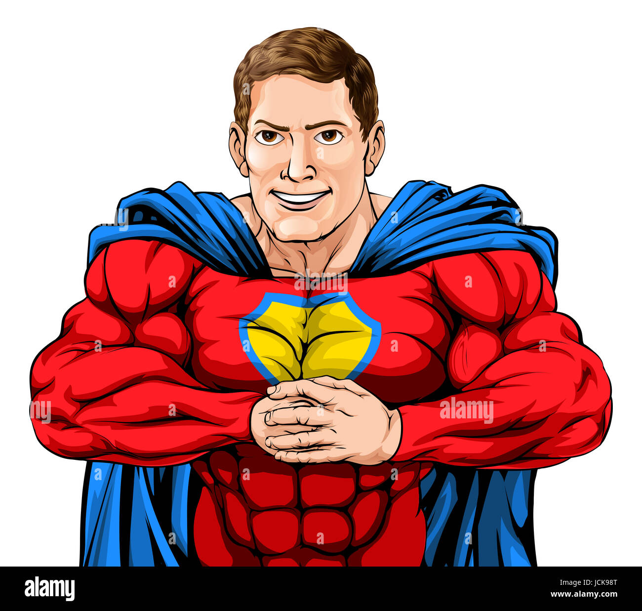 Superman Flying Red Cape Isolated High Resolution Stock Photography and ...