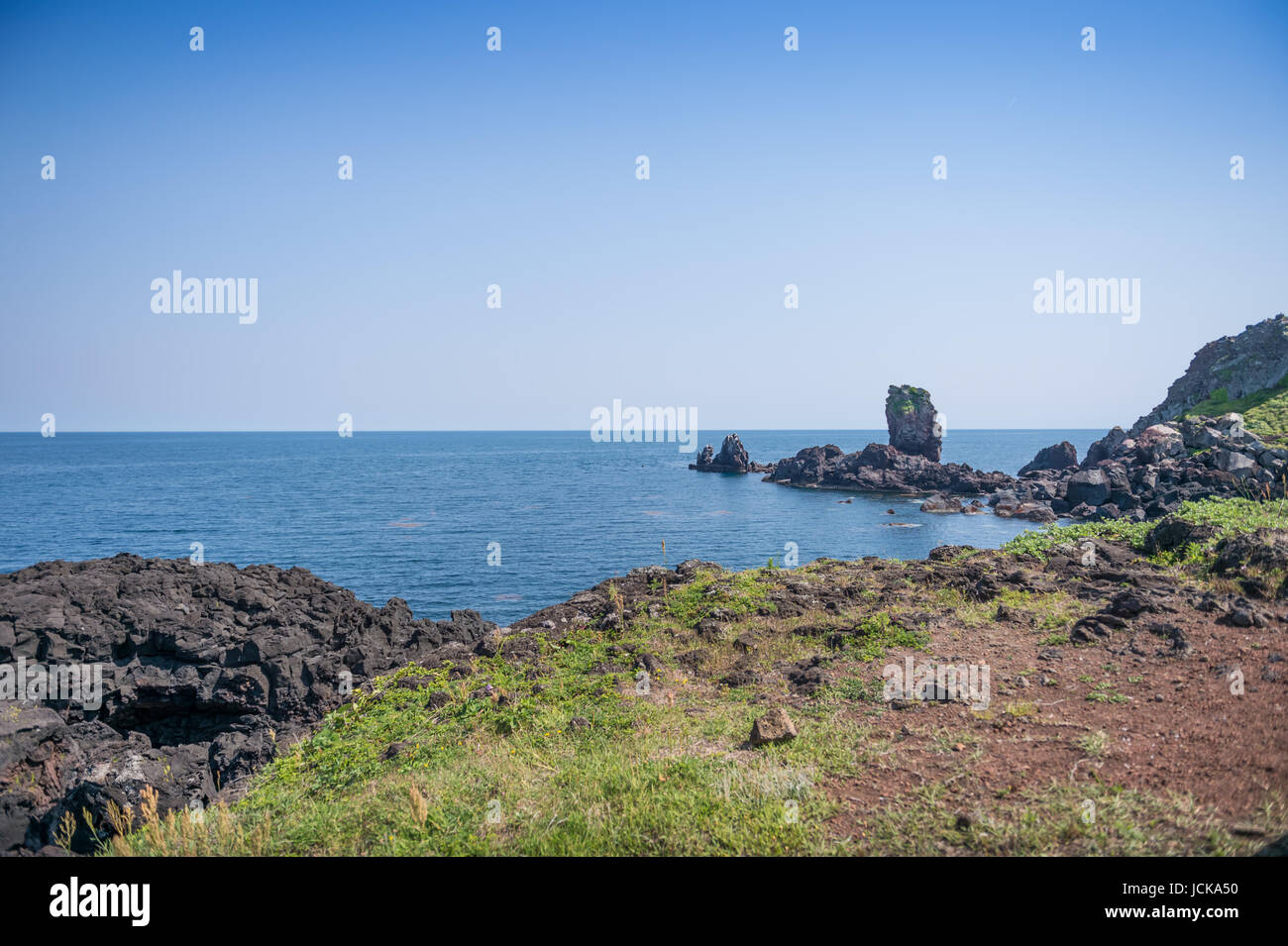 South Korea's Jeju Island beach scenery Stock Photo - Alamy