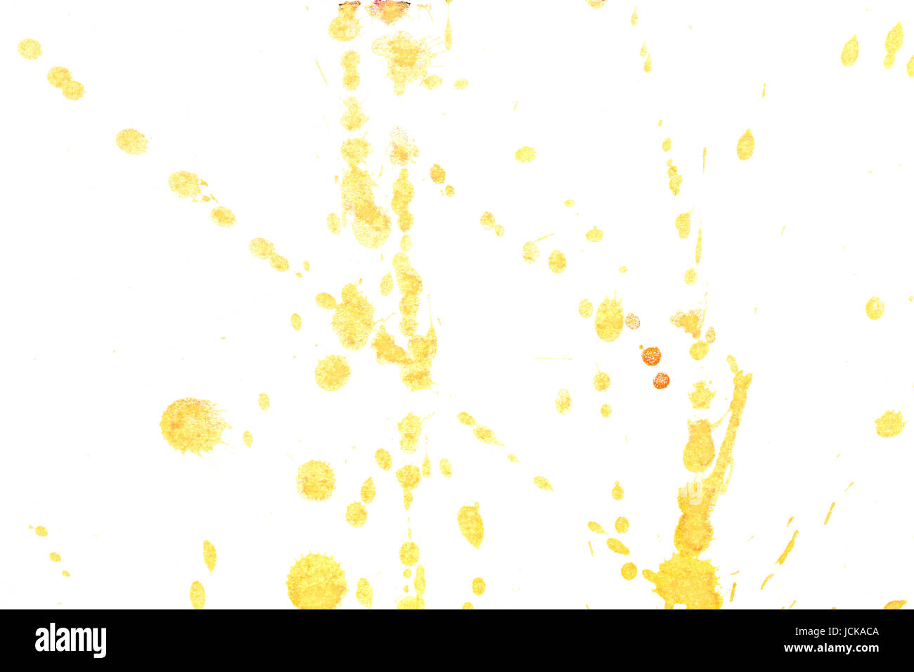 Abstract yellow ink splash. Ink blots. Elements of design. The water ...