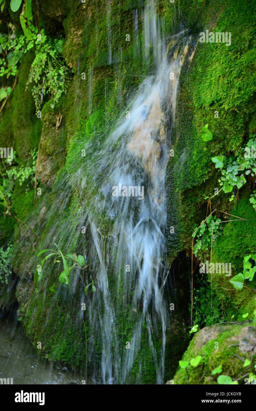 waterfall in spain Stock Photo - Alamy