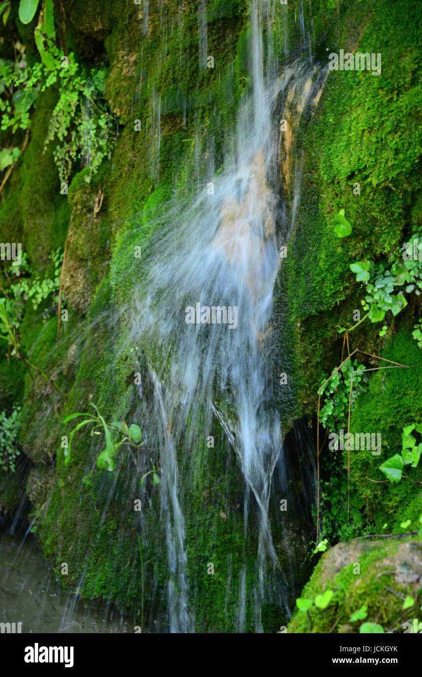 waterfall in spain Stock Photo - Alamy