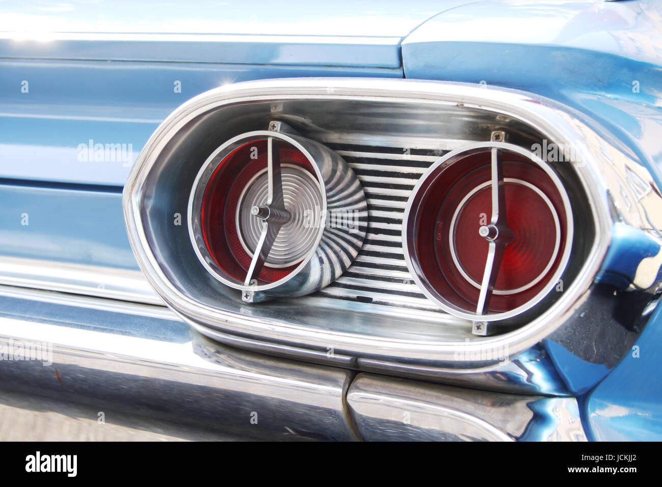 rearlights of a vintage us car Stock Photo - Alamy