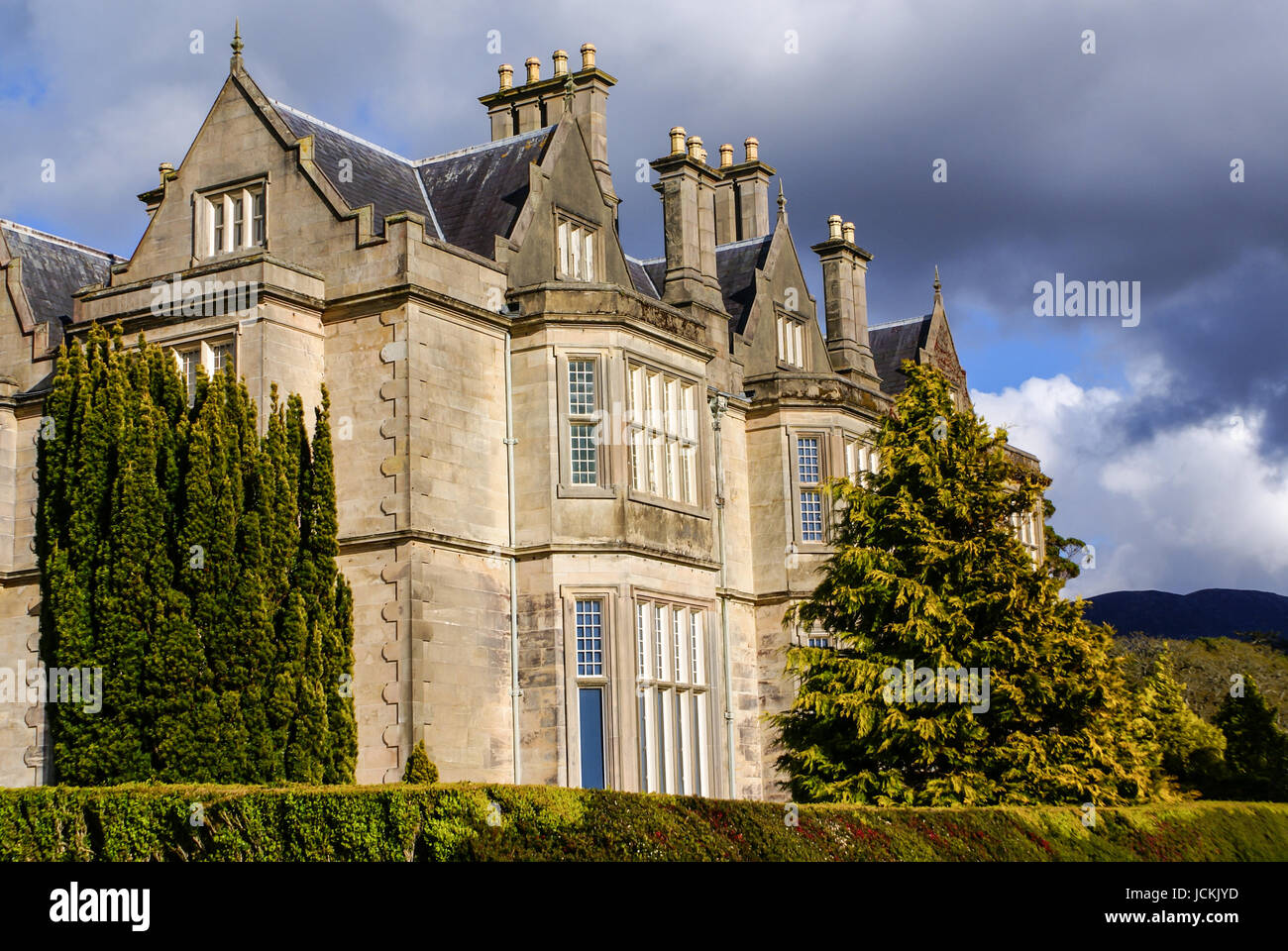 Muckross House and gardens in National Park Killarney, Ireland Stock ...