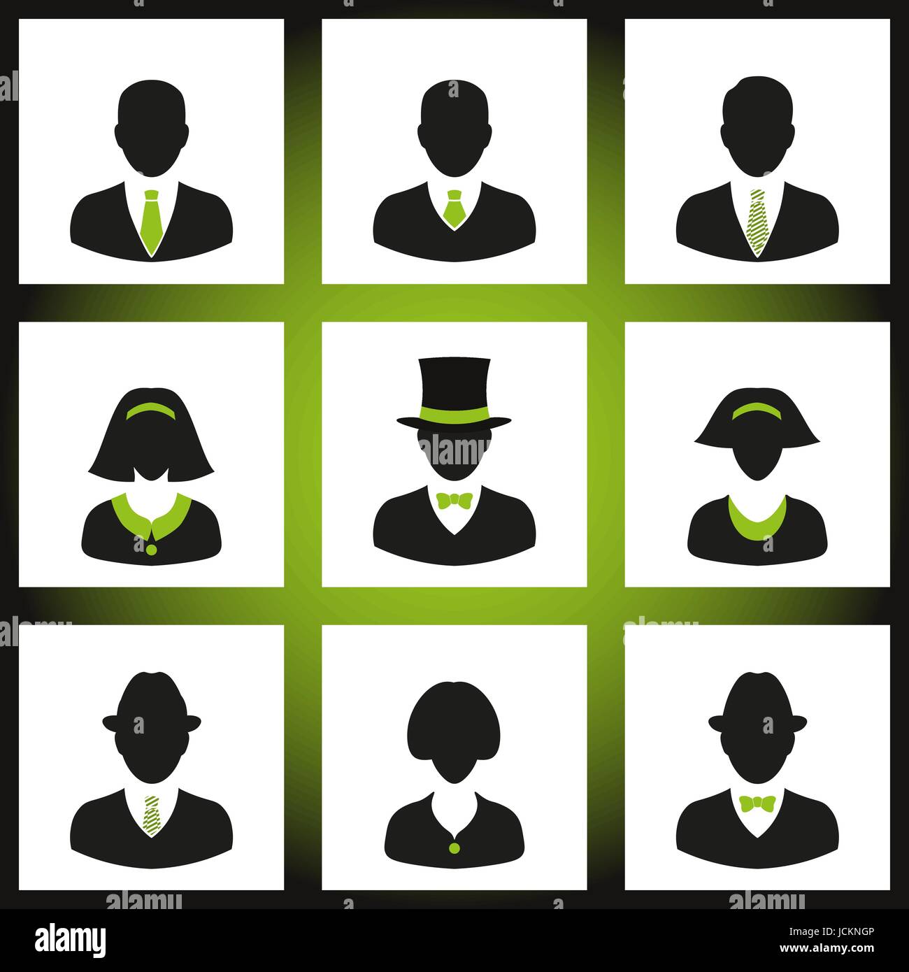 Silhouette character business man suit hi-res stock photography and ...
