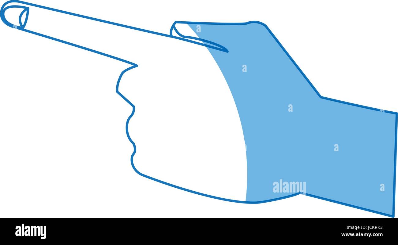 finger pointing male hand gesture Stock Vector Image & Art - Alamy