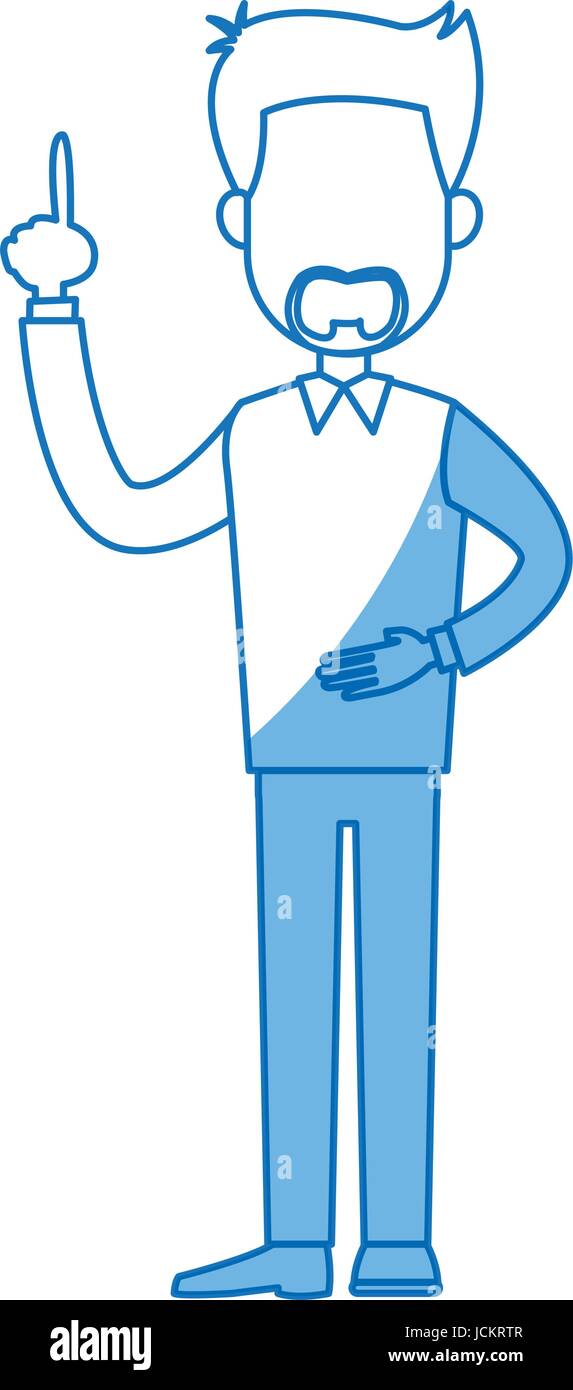 cartoon man standing character business people Stock Vector Image & Art ...