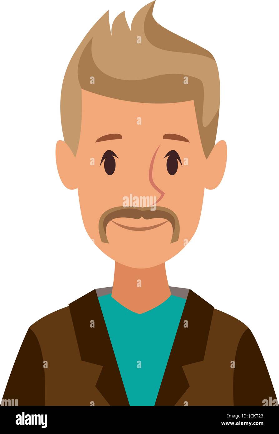 cartoon man character male profile image Stock Vector Image & Art - Alamy