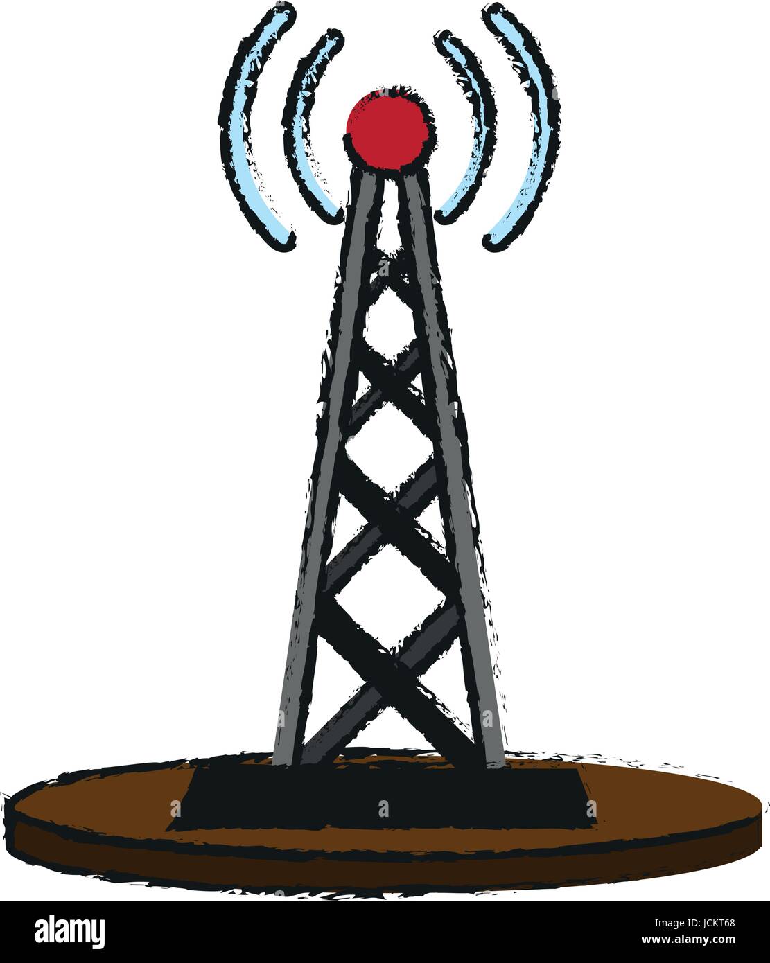 Electronic signal antenna Stock Vector Image & Art - Alamy