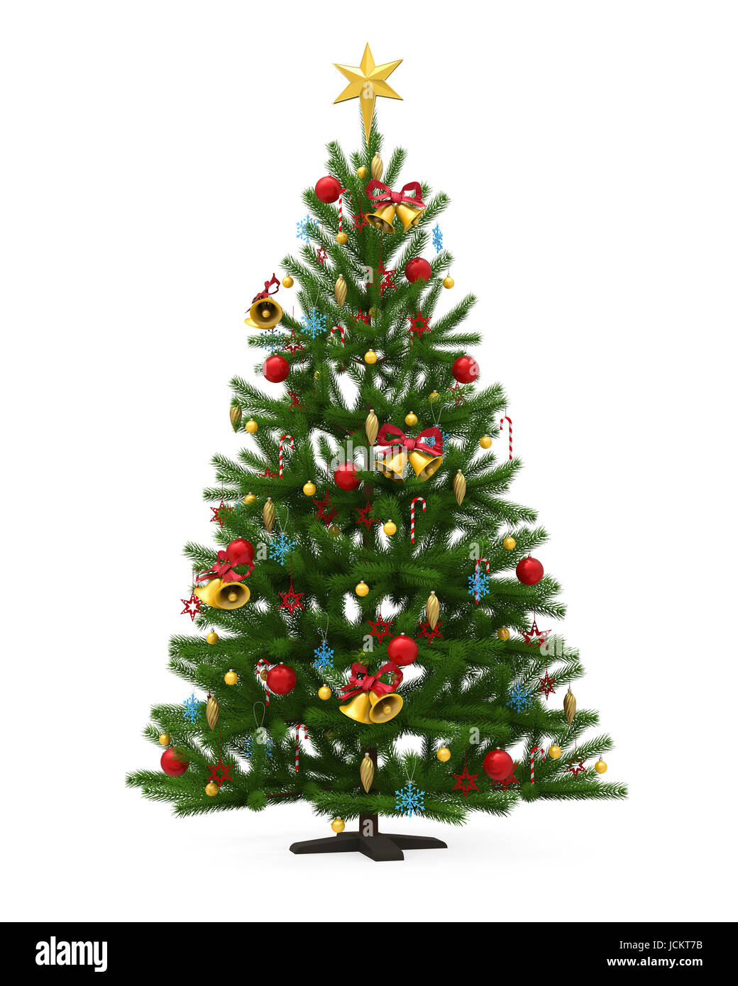 Christmas tree decor pine Cut Out Stock Images & Pictures - Alamy