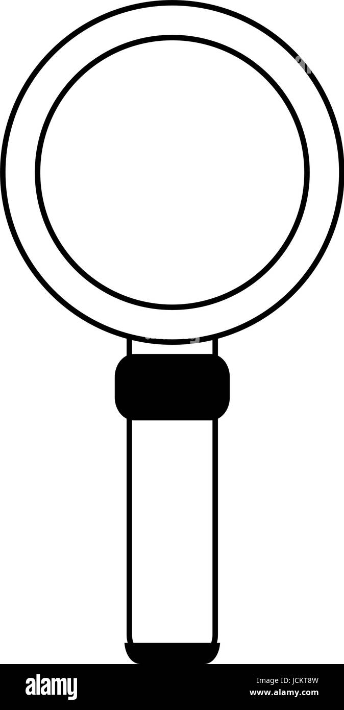 Magnifying glass looking for objects Stock Vector Image & Art - Alamy