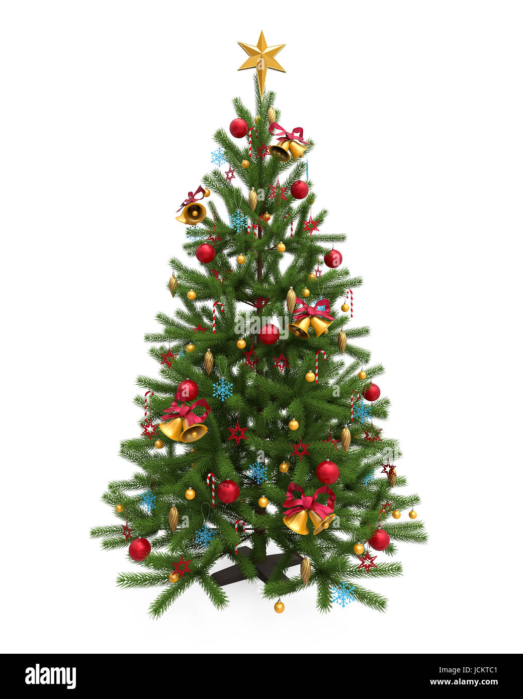 Christmas tree decor pine Cut Out Stock Images & Pictures - Alamy