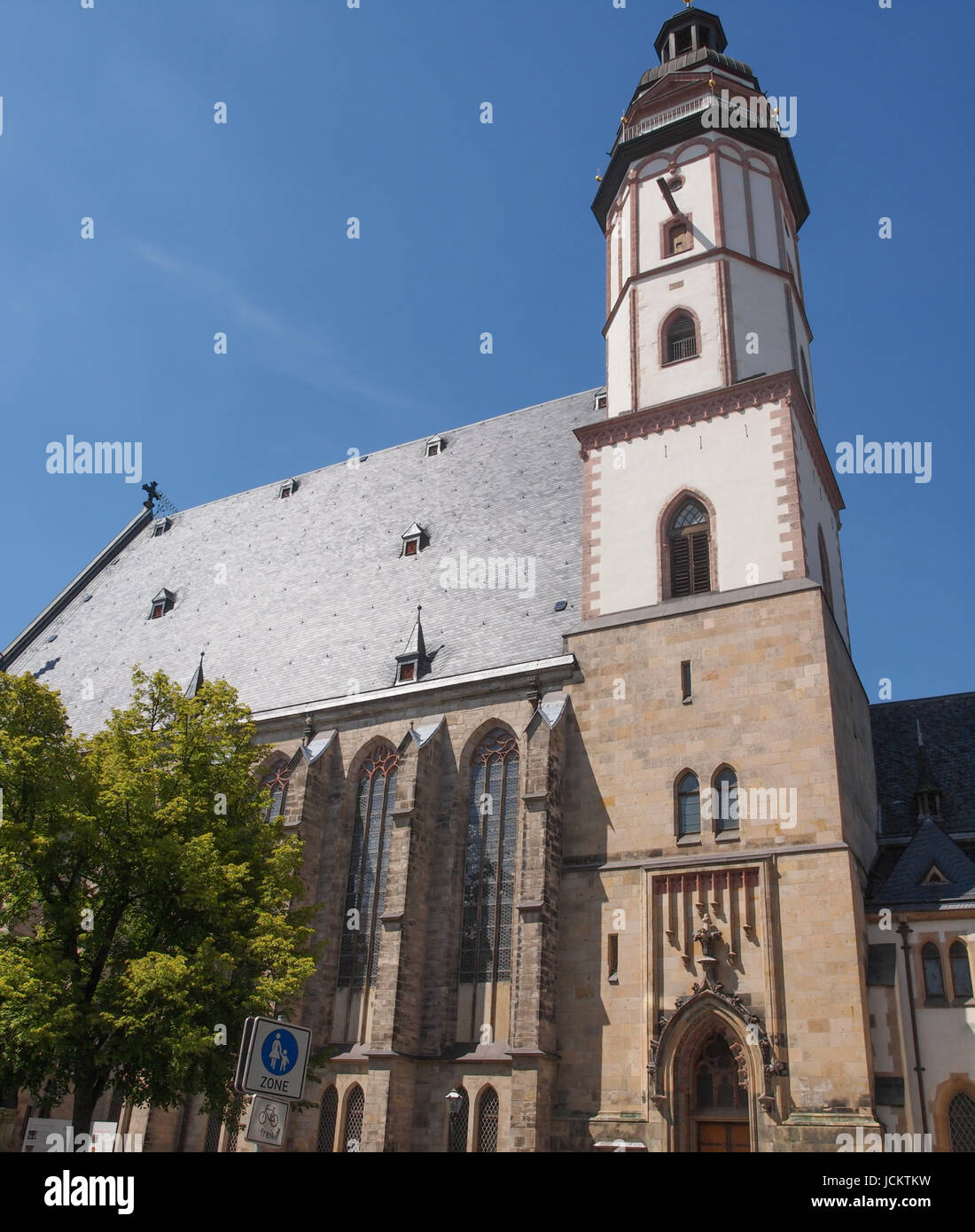 Thomaskirche St Thomas Church in Leipzig Germany where Johann Sebastian ...
