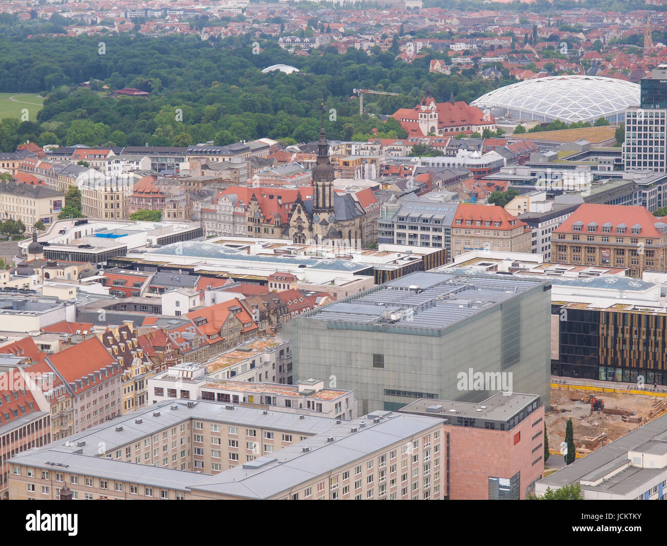Aerial view of the city of Leipzig in Germany Stock Photo - Alamy