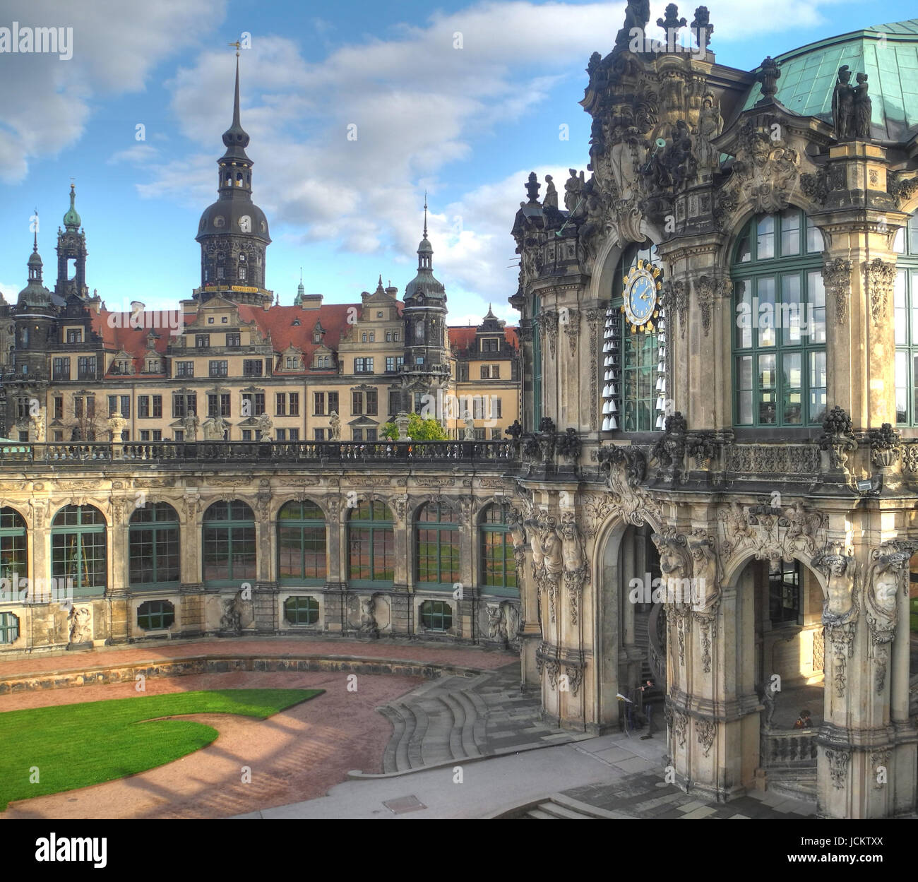 Zwinger, Dresden, dresdner zwinger, sachsen, barock, festung ...