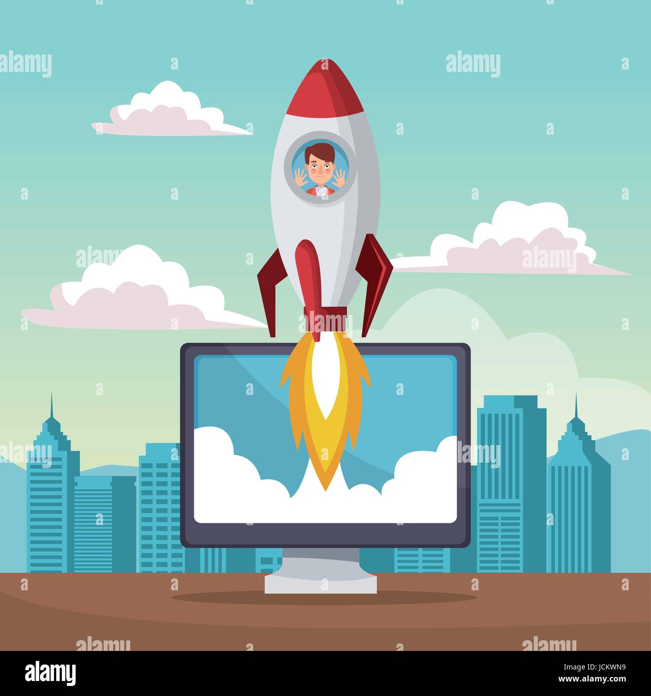 Inside computer tower Stock Vector Images - Alamy