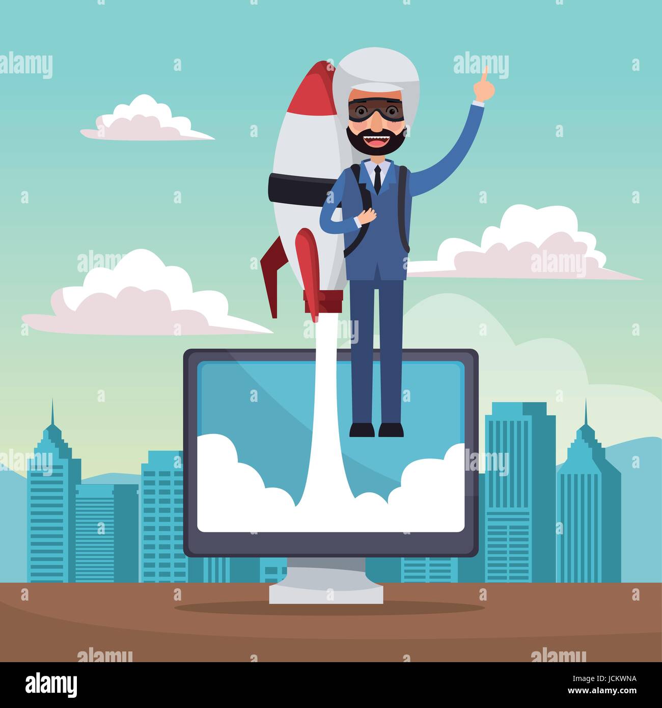 Downtown display Stock Vector Images - Alamy