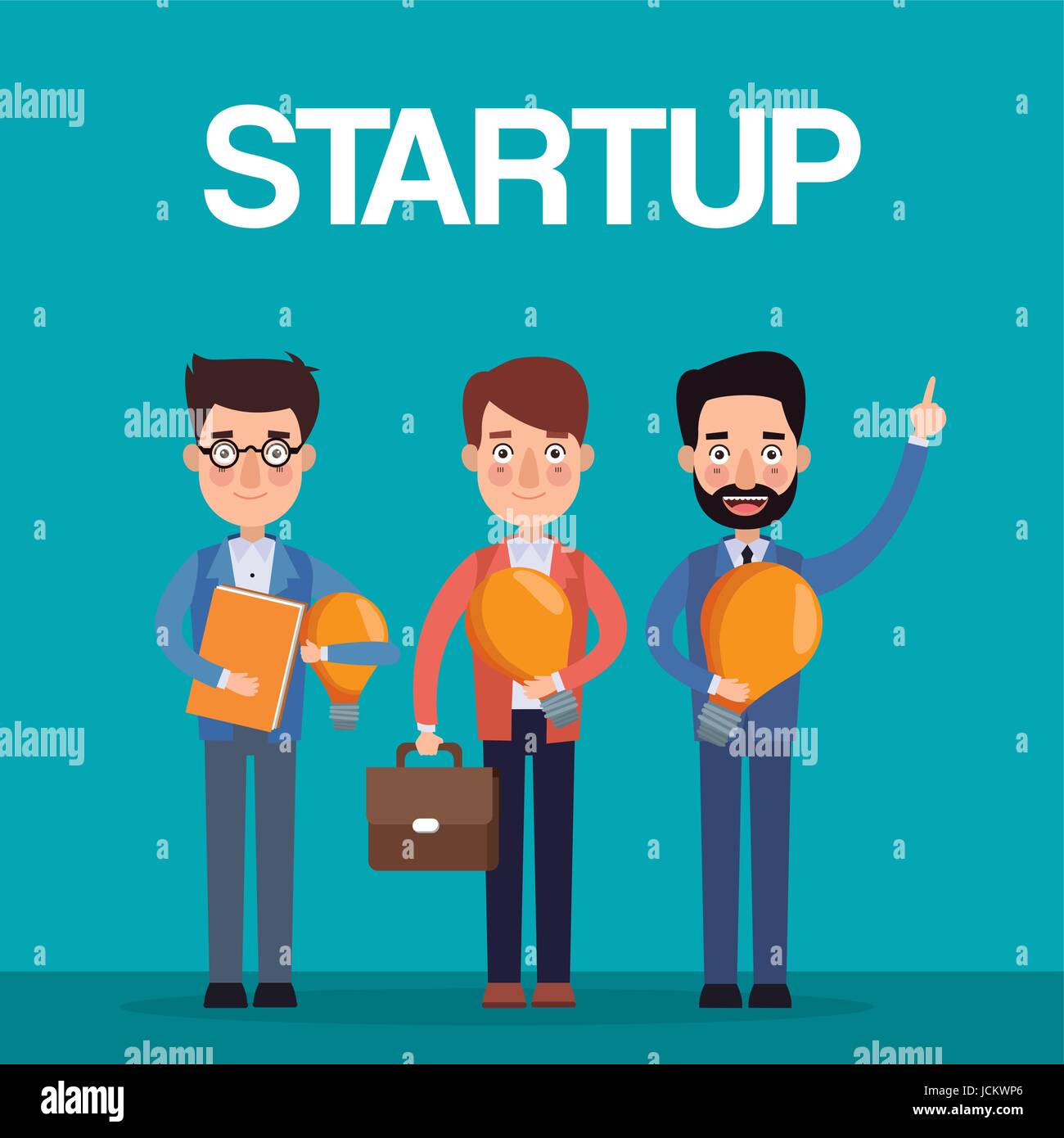 blue color background teamwork businessmen Stock Vector Image & Art - Alamy