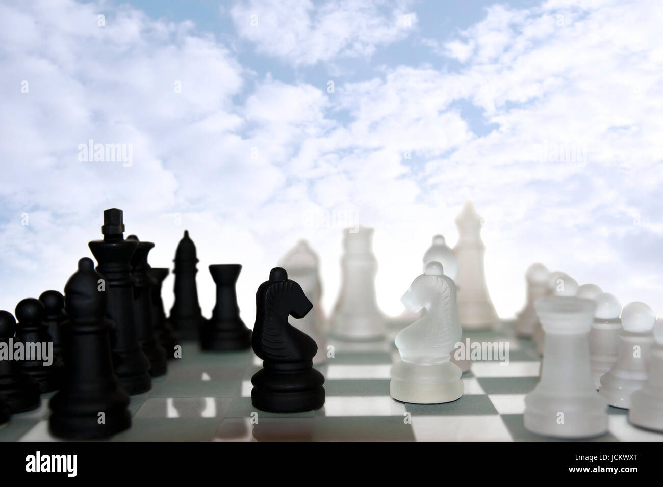 Chess pieces clouds hi-res stock photography and images - Alamy