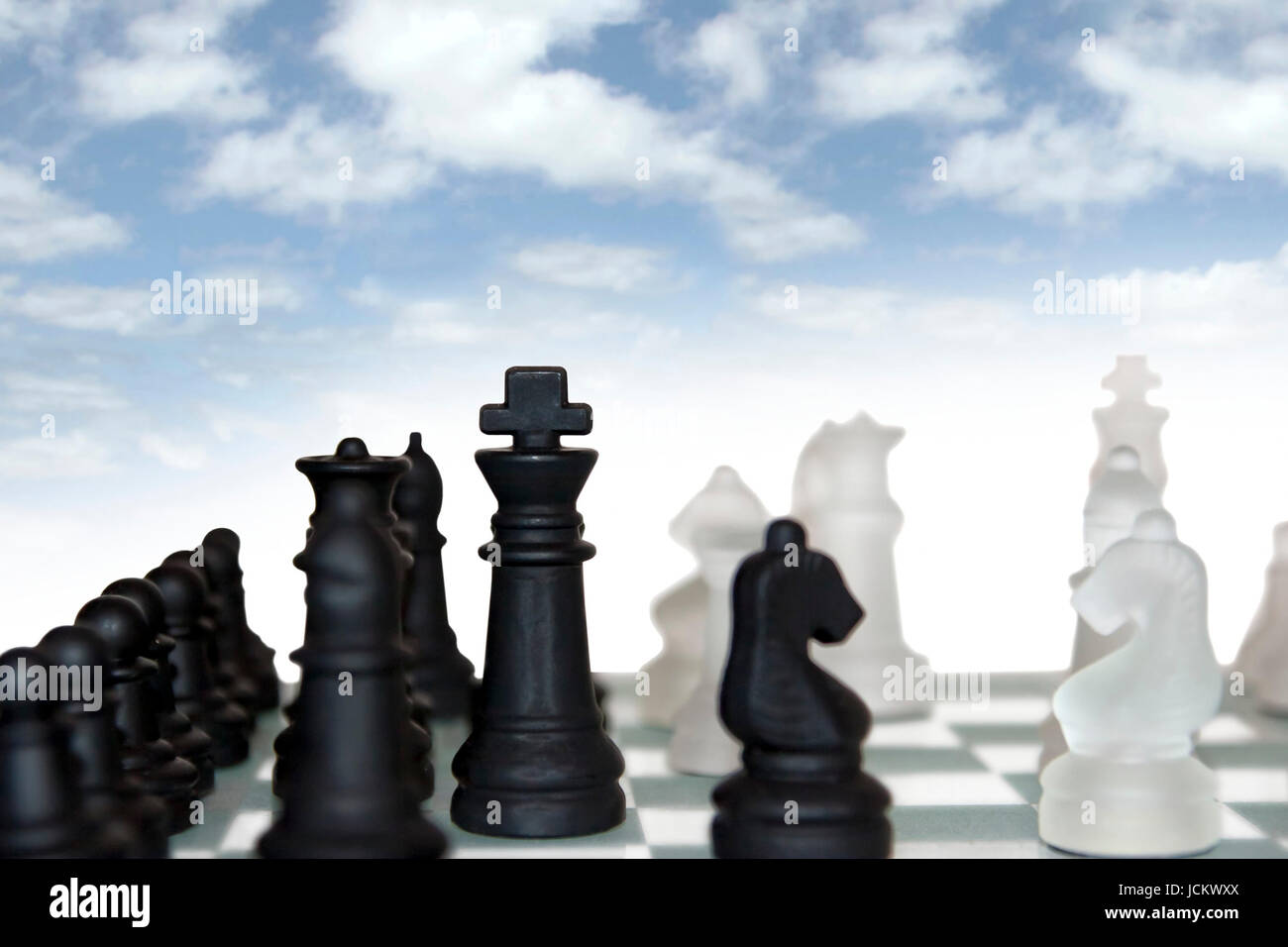 Chess pieces clouds hi-res stock photography and images - Alamy