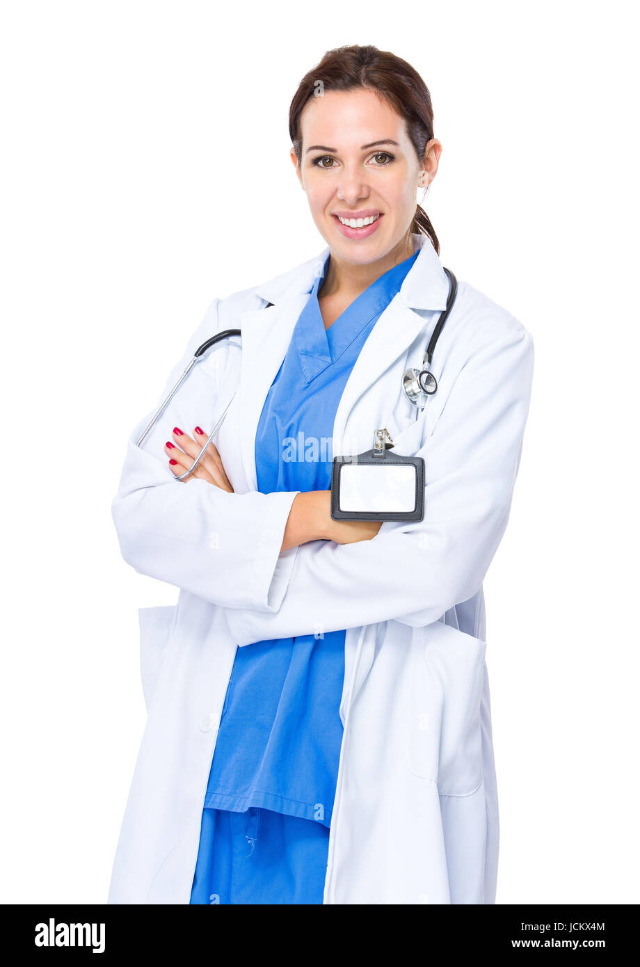 Woman doctor portrait Stock Photo - Alamy