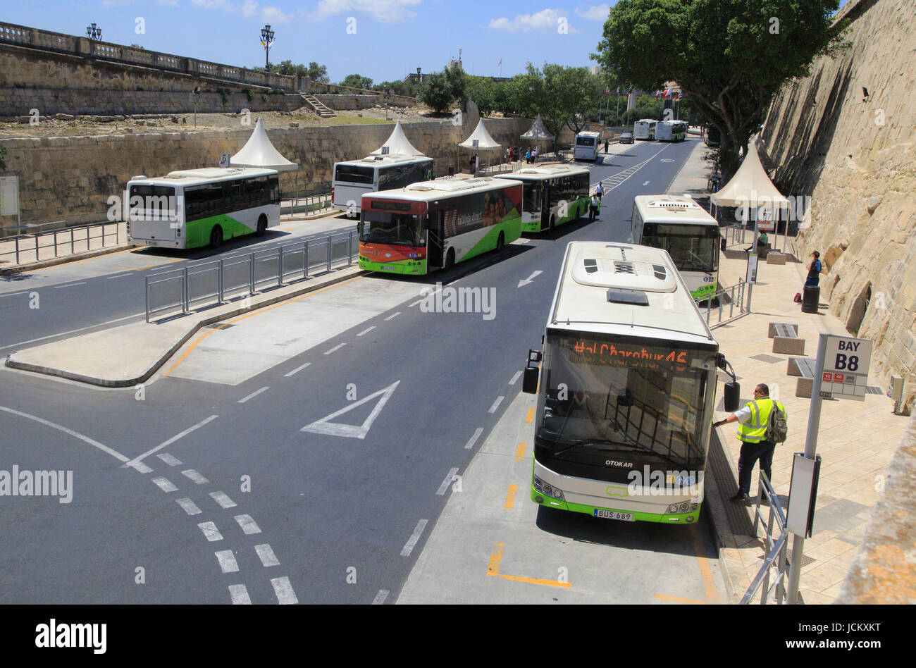 Bus valletta bus station malta hi-res stock photography and images - Alamy