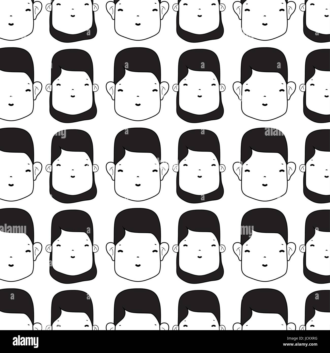 woman and man faces background design Stock Vector Image & Art - Alamy